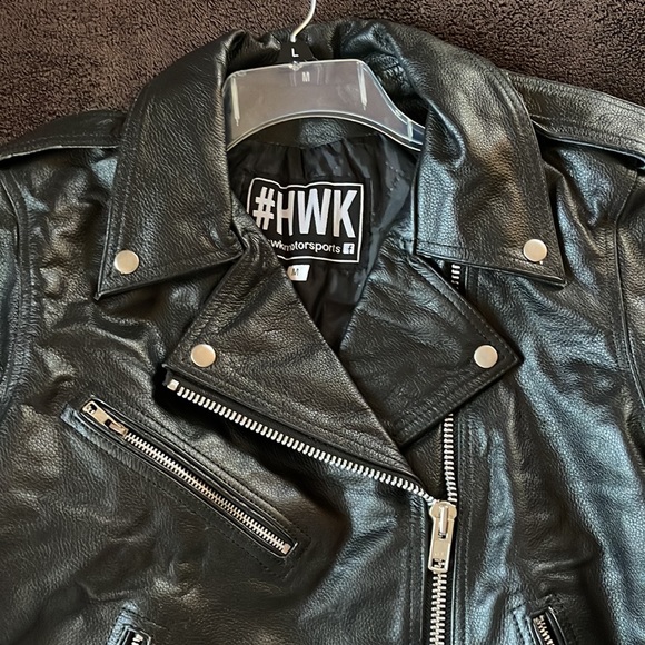 Hawk Motor Sports | Jackets & Coats | Genuine Leather Jacket | Poshmark